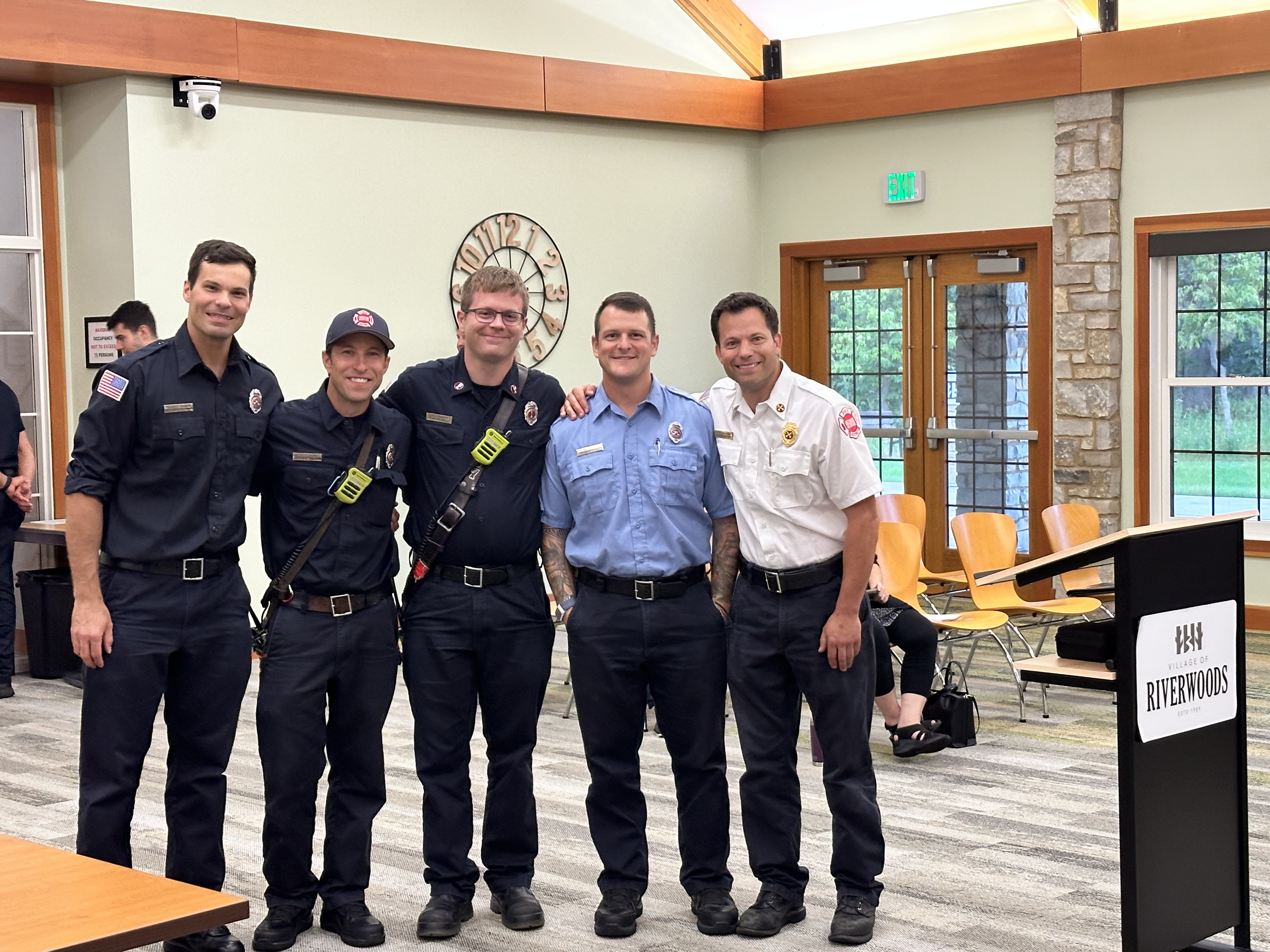 Fire Department Promotions | Riverwoods IL